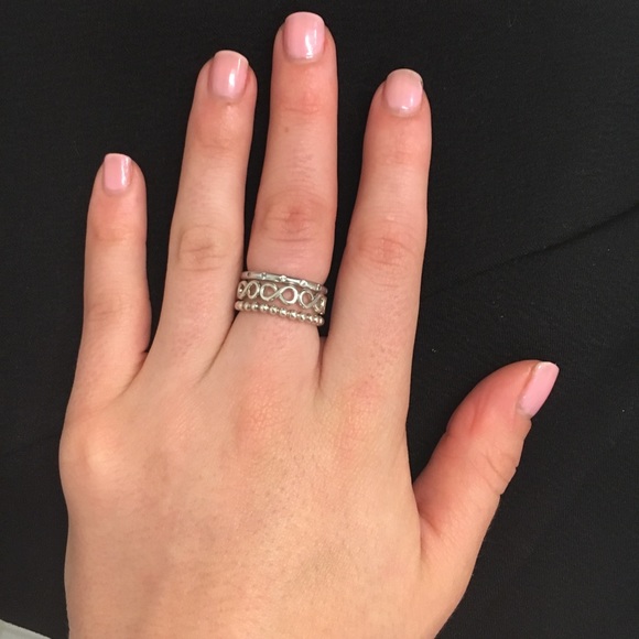 Pandora | Jewelry | Pandora Droplets Ring Cz | Poshmark